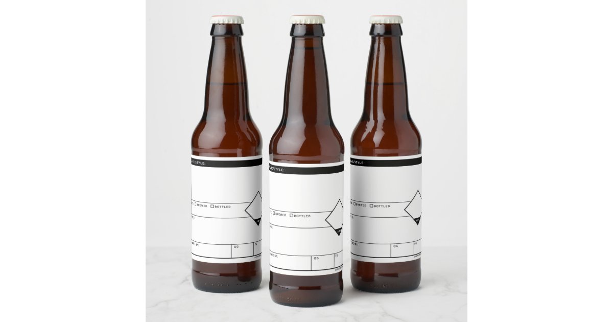 Generic Writable bottle Label Stickers | Zazzle