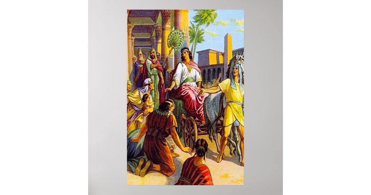 Genesis 41 Joseph Becomes a Ruler poster | Zazzle