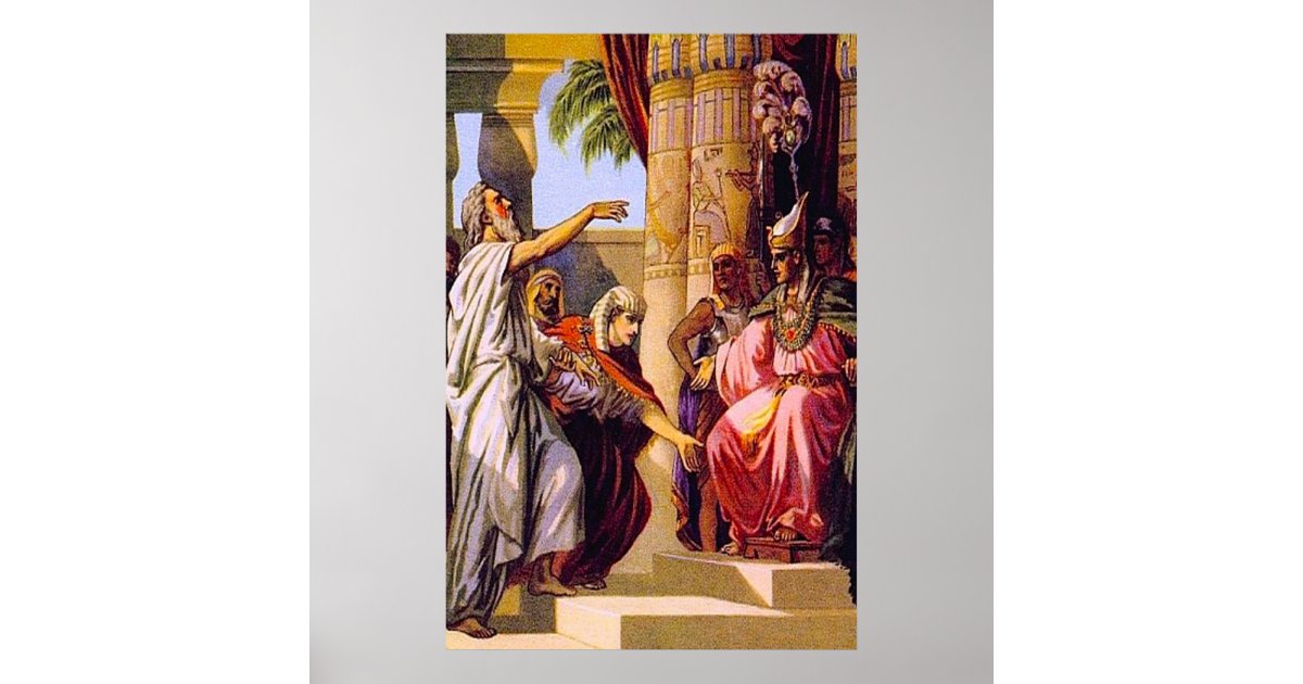 Genesis 47 Jacob Blesses Pharaoh poster | Zazzle