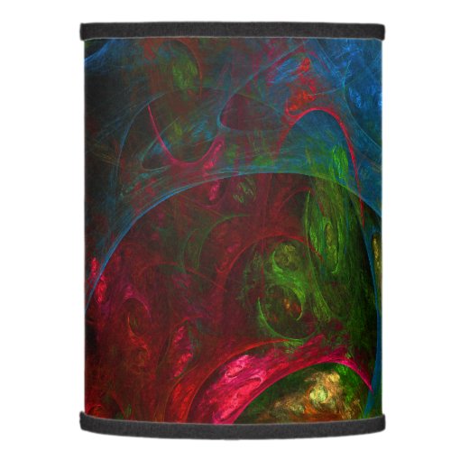 Genesis Blue Abstract Art Lamp Shade | Zazzle