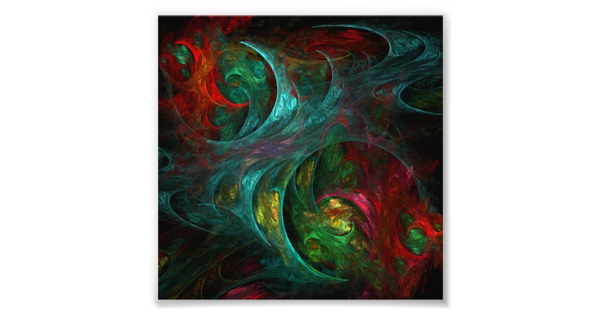 Genesis Nova Abstract Art Photo Print | Zazzle