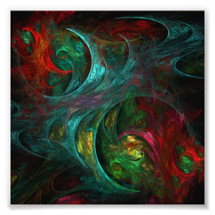 Genesis Nova Abstract Art Photo Print | Zazzle.com