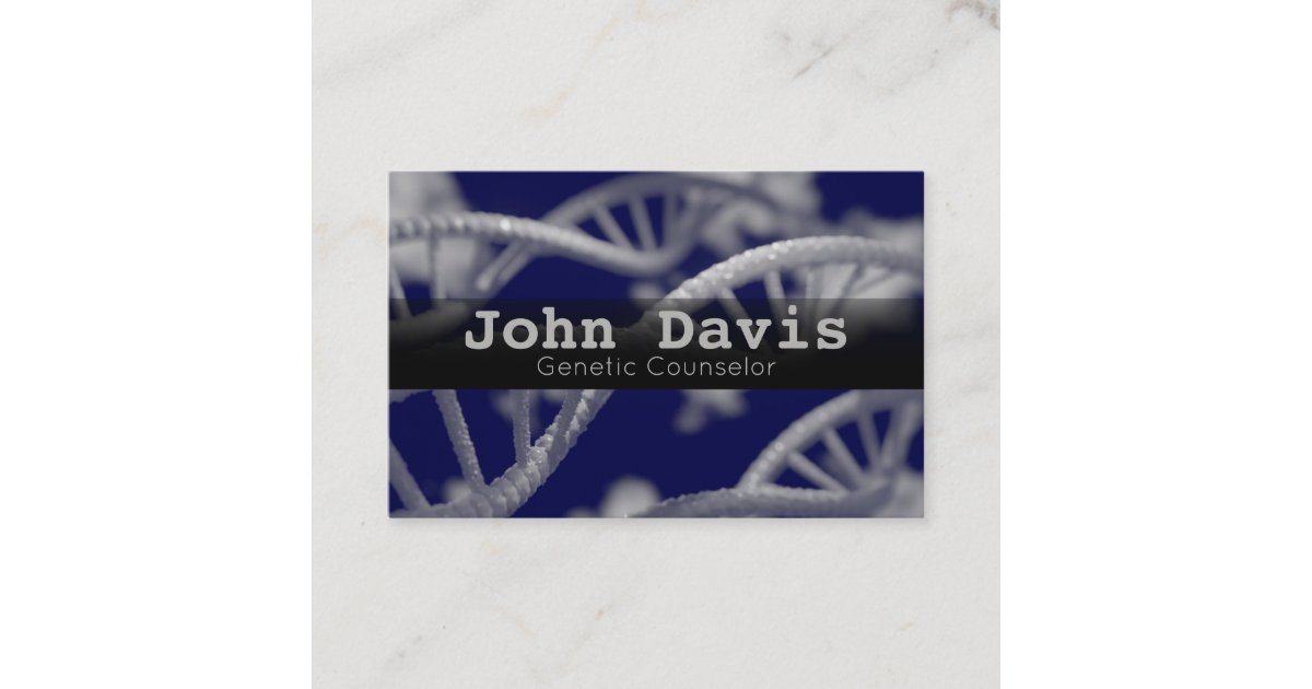 Genetic Counselor business card | Zazzle