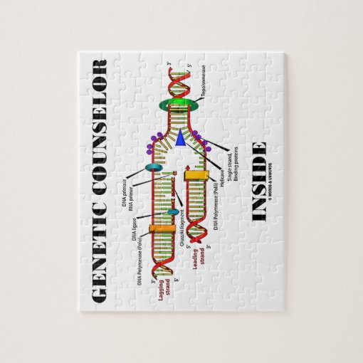 Genetic Counselor Inside (DNA Replication) Jigsaw Puzzle | Zazzle