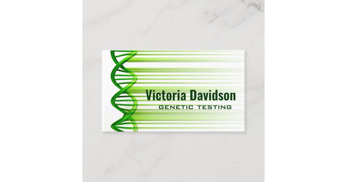Genetic Testing/DNR Centre Business Card | Zazzle