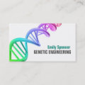 Genetic Testing - Gene Research Bold Text Business Card | Zazzle