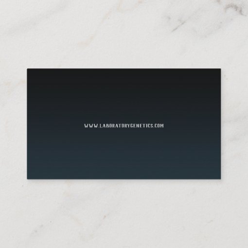 Genetics Private Laboratory Medical Research Business Card | Zazzle