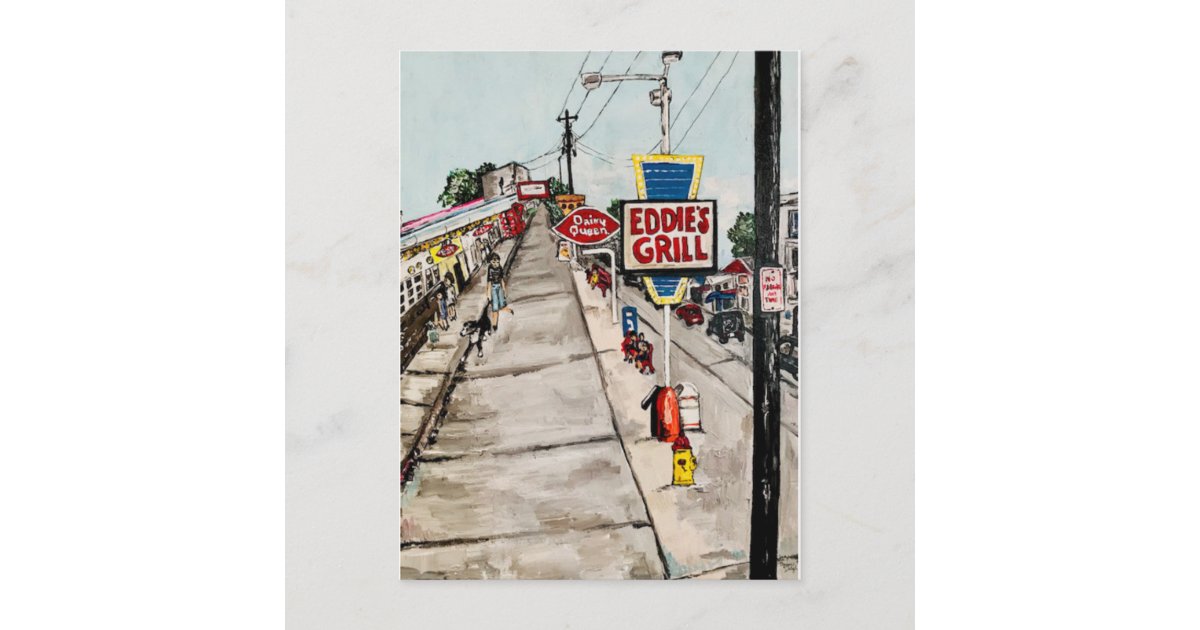 "Geneva- On-The-Lake Street View" Postcard | Zazzle