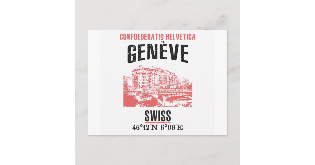 Geneva Postcard | Zazzle