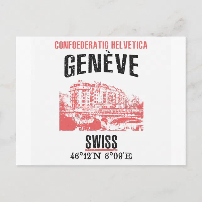 Geneva Postcard | Zazzle