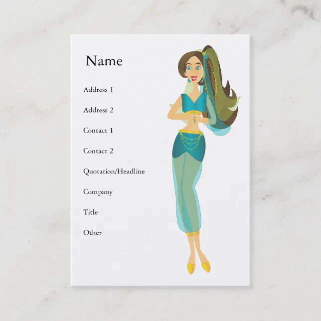 Genie Business Card | Zazzle