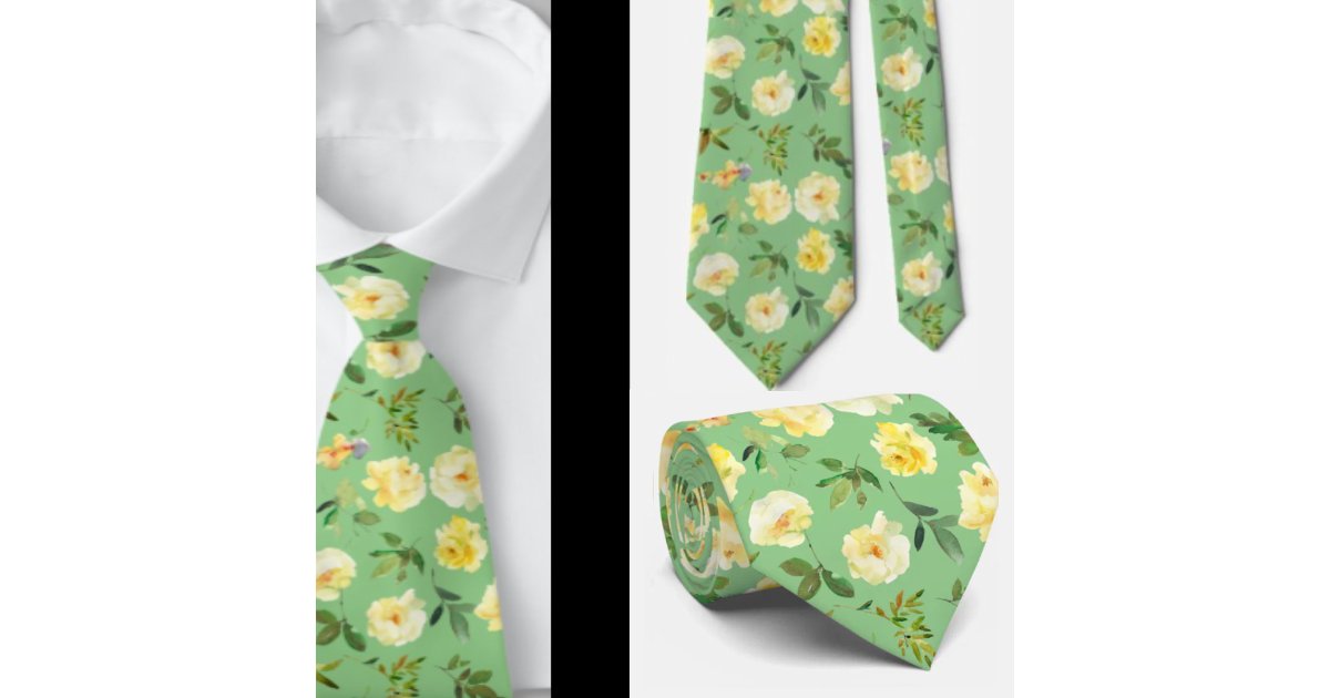 Gentleman's Tie | Wedding & Event Floral Necktie | Zazzle