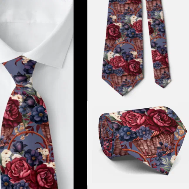 Gentleman's Tie | Wedding & Event Floral Necktie | Zazzle