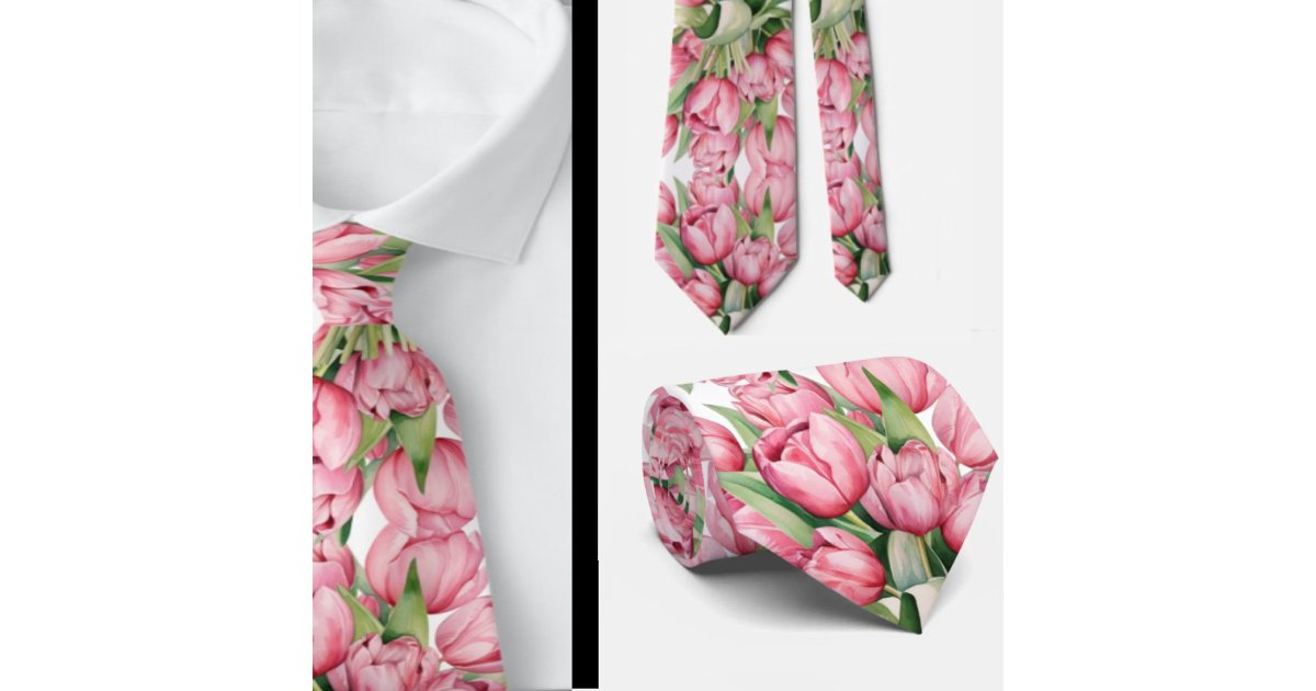 Gentleman's Tie | Wedding & Event Floral Necktie | Zazzle