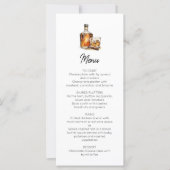 Gentlemen's Whiskey & Cigar Menu | Zazzle