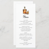Gentlemen's Whiskey & Cigar Menu | Zazzle