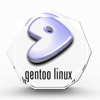 gentoo Linux Logo Acrylic Award | Zazzle