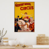 Gentry Bros. Circus Poster | Zazzle