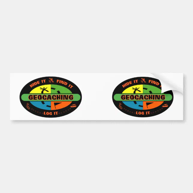 Geocache survivor bumper sticker | Zazzle