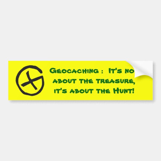 Geocaching Bumper Sticker | Zazzle.com