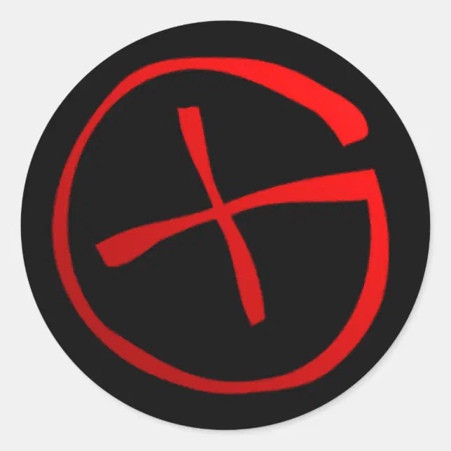 Geocaching Symbol Classic Round Sticker | Zazzle