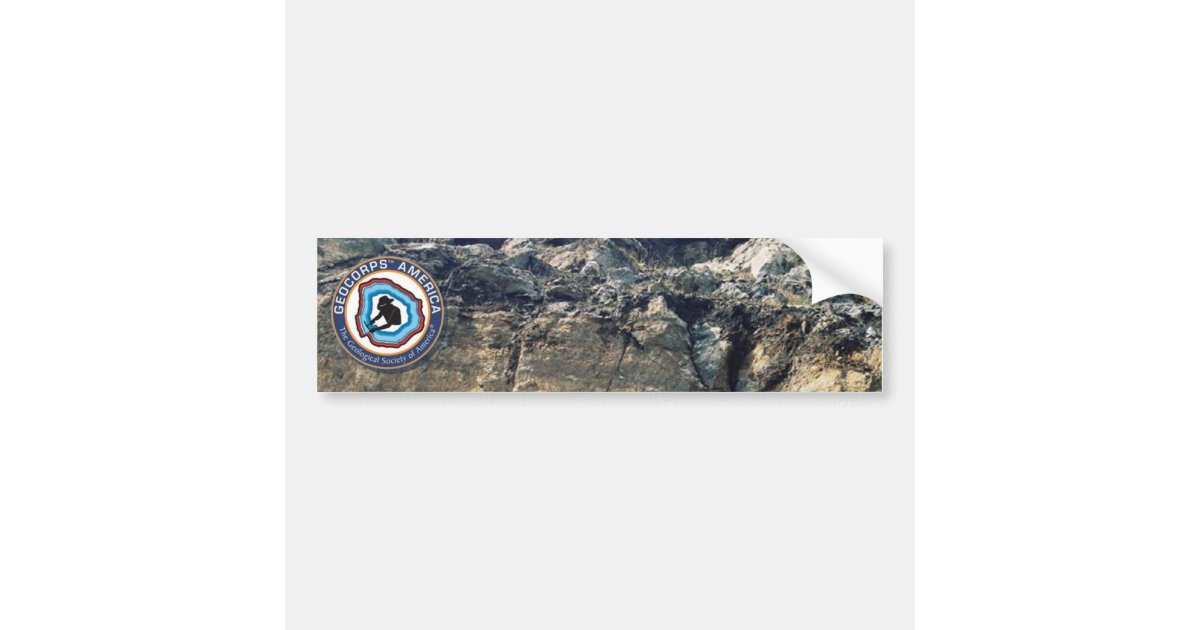 GeoCorps America - Geology Bumper Sticker | Zazzle