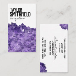 geode business card | Zazzle