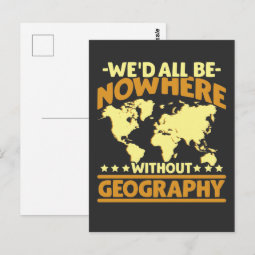 Geography World Map Geographic Planet Geographer Postcard | Zazzle