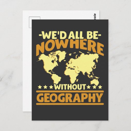 Geography World Map Geographic Planet Geographer Postcard | Zazzle