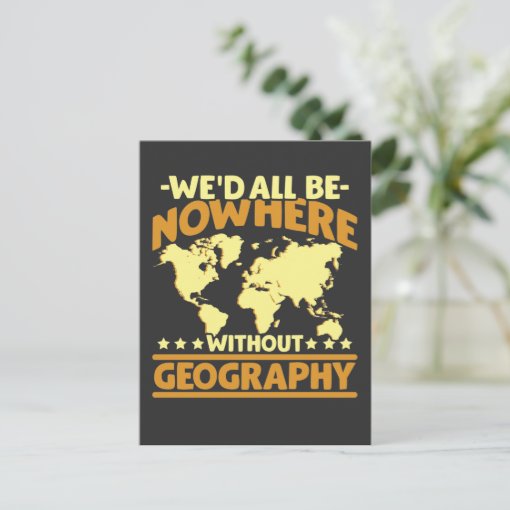 Geography World Map Geographic Planet Geographer Postcard | Zazzle