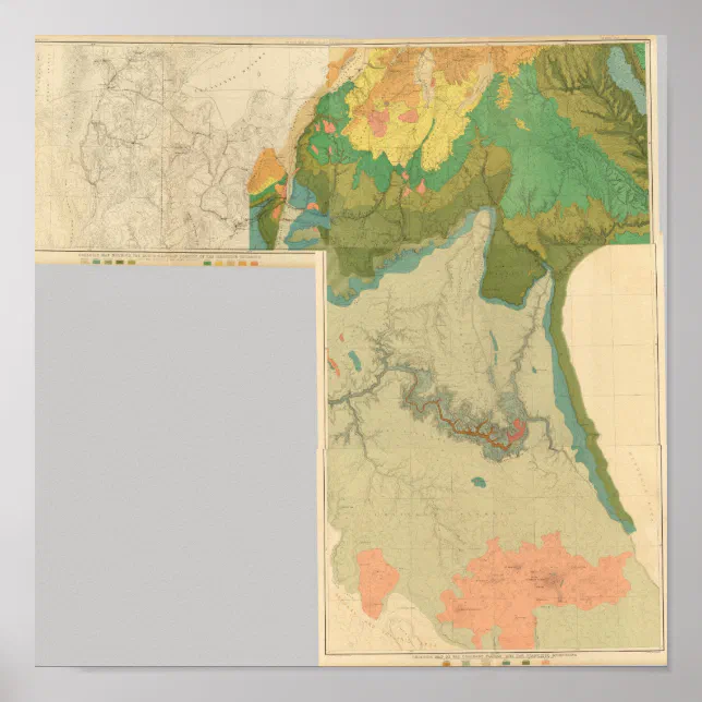 Geologic map sheets poster | Zazzle