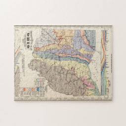 Geological map of Ohio Jigsaw Puzzle | Zazzle