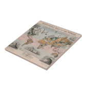 Geological Map of the World Ceramic Tile | Zazzle
