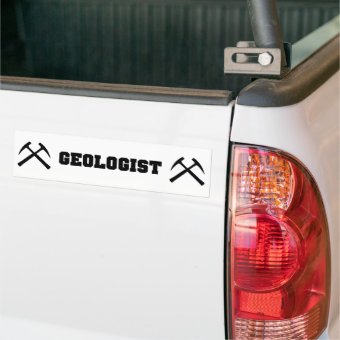 Geologist Bumper Sticker | Zazzle