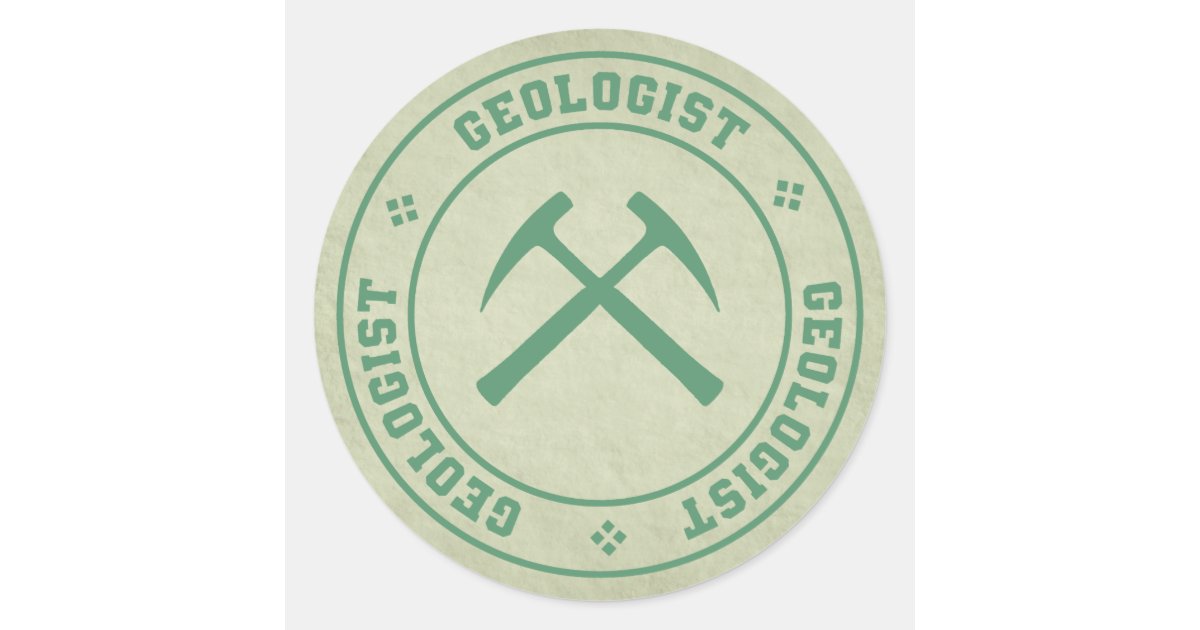Geologist Classic Round Sticker | Zazzle