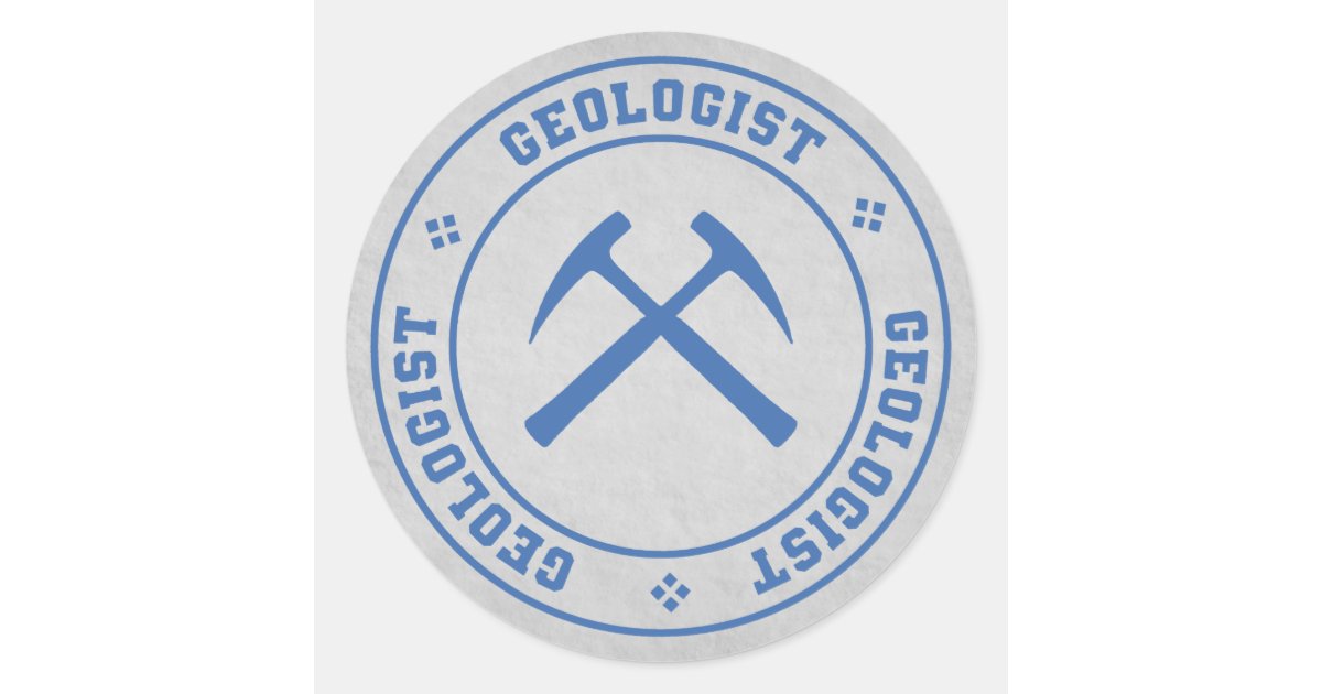 Geologist Classic Round Sticker | Zazzle