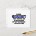 Geologist Joke ... Superior Intelligence Postcard | Zazzle