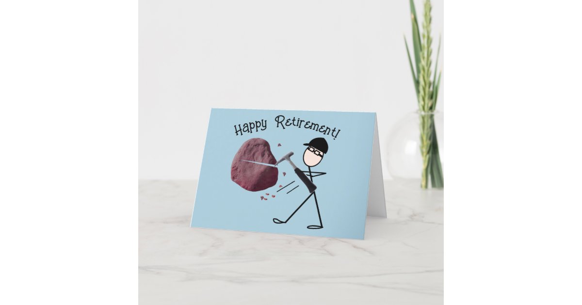 Geologist Retirement Thank You Card | Zazzle