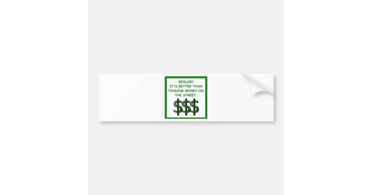 geology bumper sticker | Zazzle