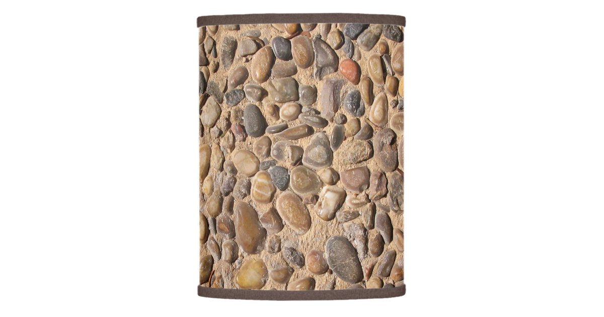 Geology Decorative Pebble Stones Photo Lamp Shade | Zazzle