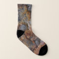 Geology Grungy Rough Rock Texture Socks | Zazzle