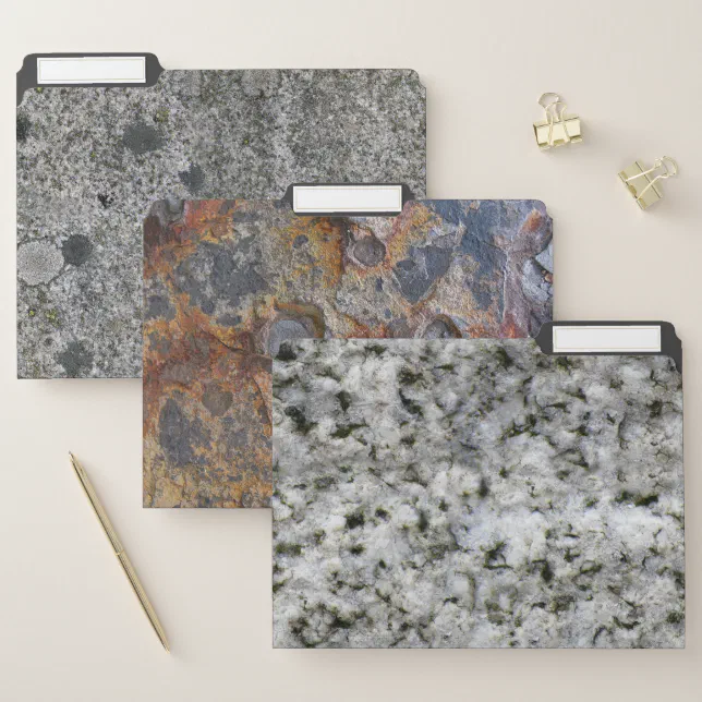 Geology Rock Structure Photos x3 File Folder | Zazzle