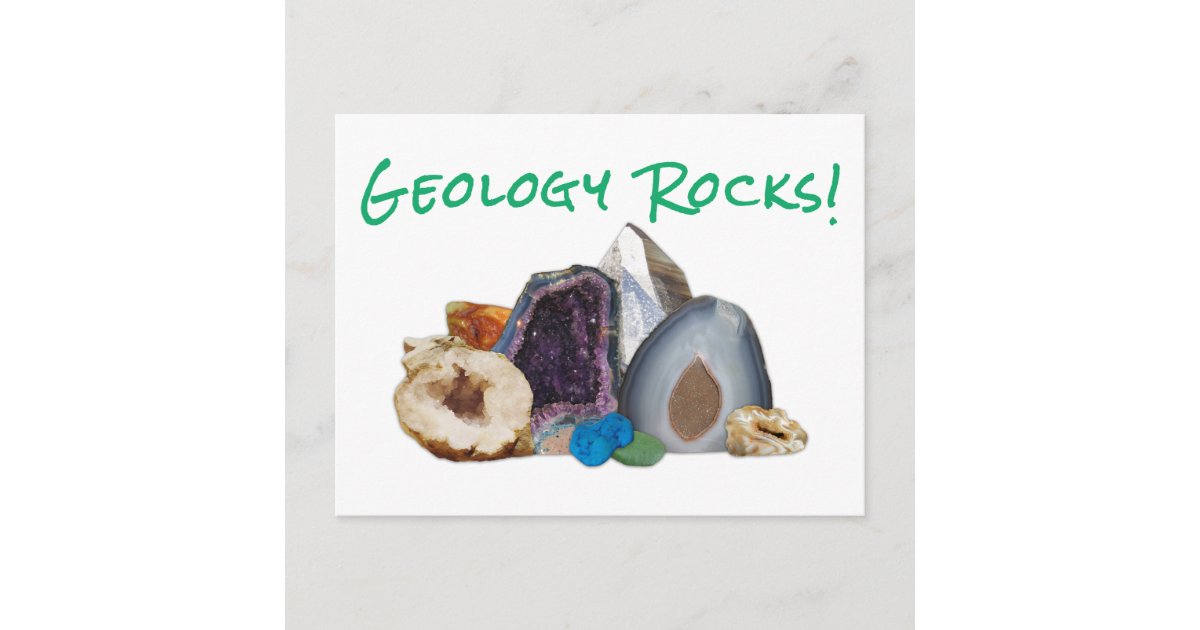 Geology Rocks! Postcard | Zazzle