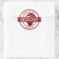 Geology- Shaping the World Logo (Europe) Classic Round Sticker | Zazzle