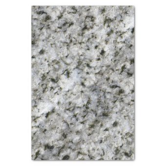 Geology White Granite Rock texture Tissue Paper | Zazzle