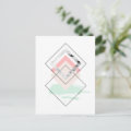 Geometric Abstract Design Postcard | Zazzle