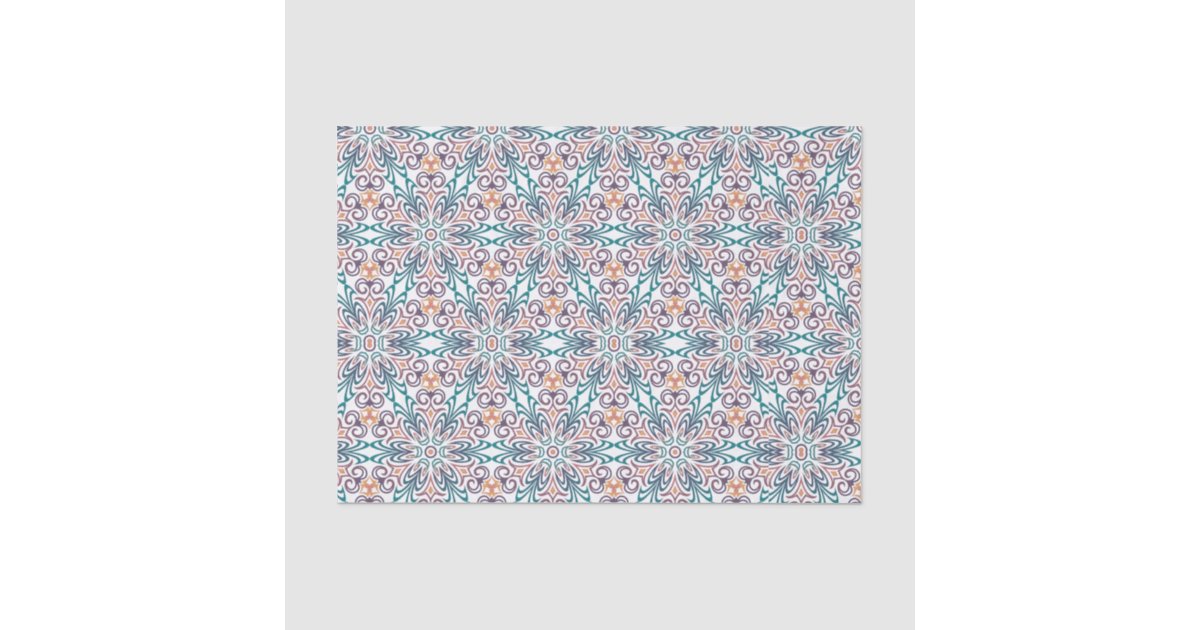 Geometric Abstract Pattern Decoupage Tissue Paper | Zazzle