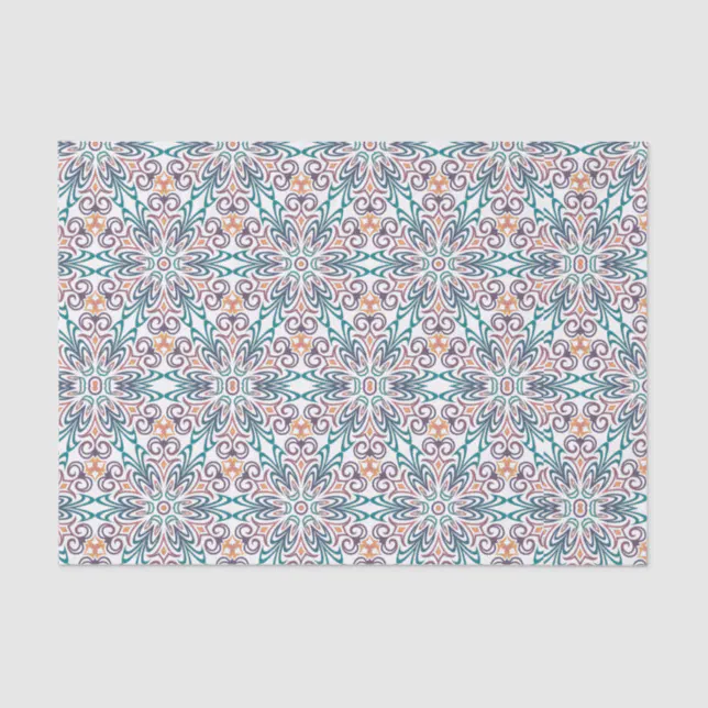 Geometric Abstract Pattern Decoupage Tissue Paper | Zazzle