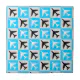 Geometric Blue White Aviation Airplane Ceramic Tile | Zazzle