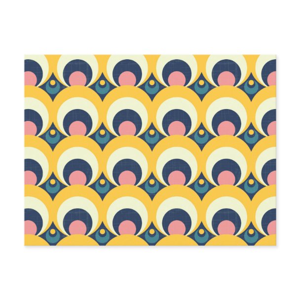 Geometric Circle Pattern Fabric | Zazzle